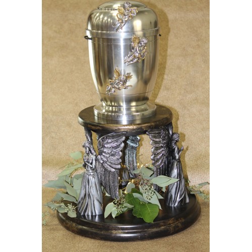 Urns : Angel Cremation Urn Pedestal